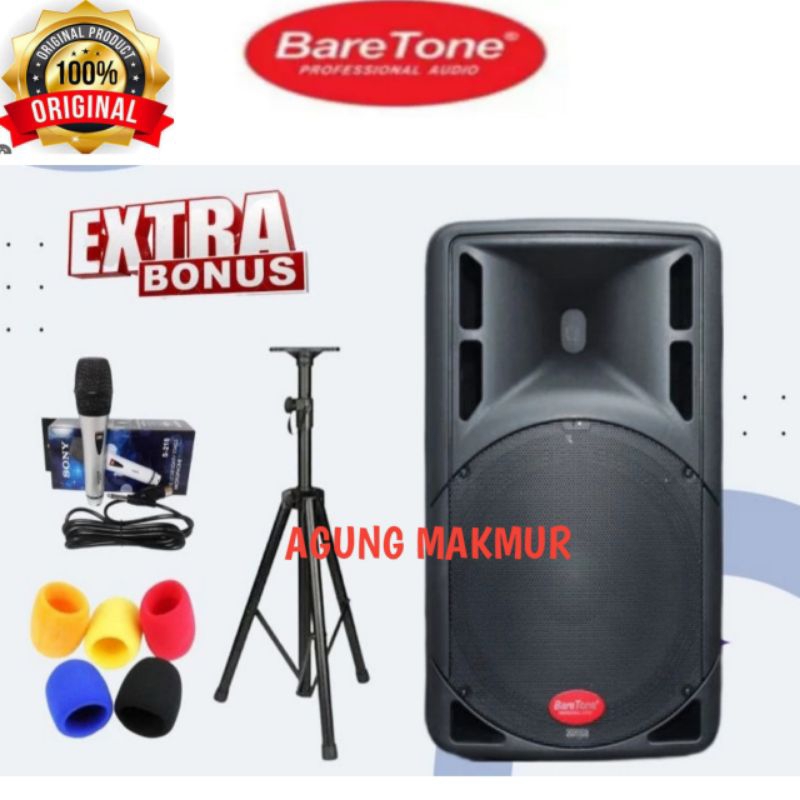 Jual SPEAKER AKTIF BARETONE MAX15RAE - 15 INCH Original | Shopee Indonesia