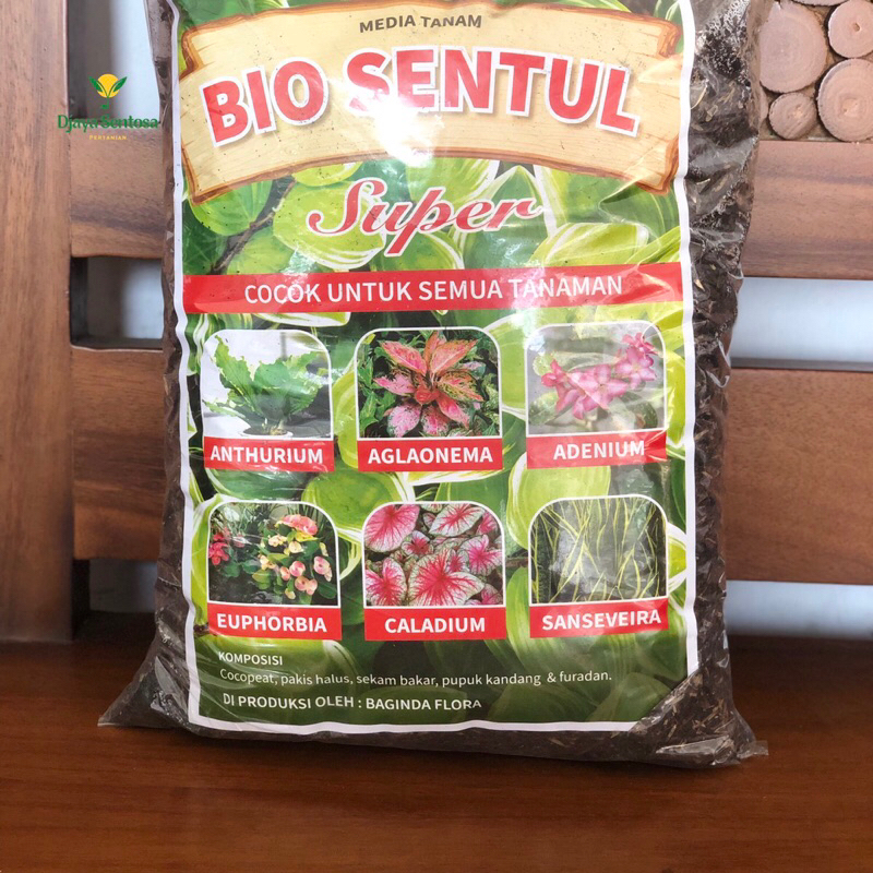 Jual Media Tanam Organik BIO SENTUL Khusus Tanaman Daun dan Bunga ...