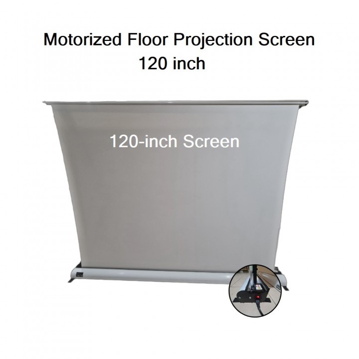 Jual Motorized Floor Projection Screen 120-inch - Layar Gulung Otomatis ...