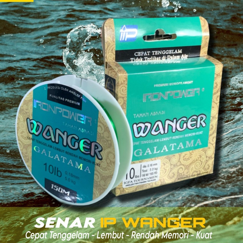 Jual SENAR IRONPOWER WANGER 150M | Shopee Indonesia