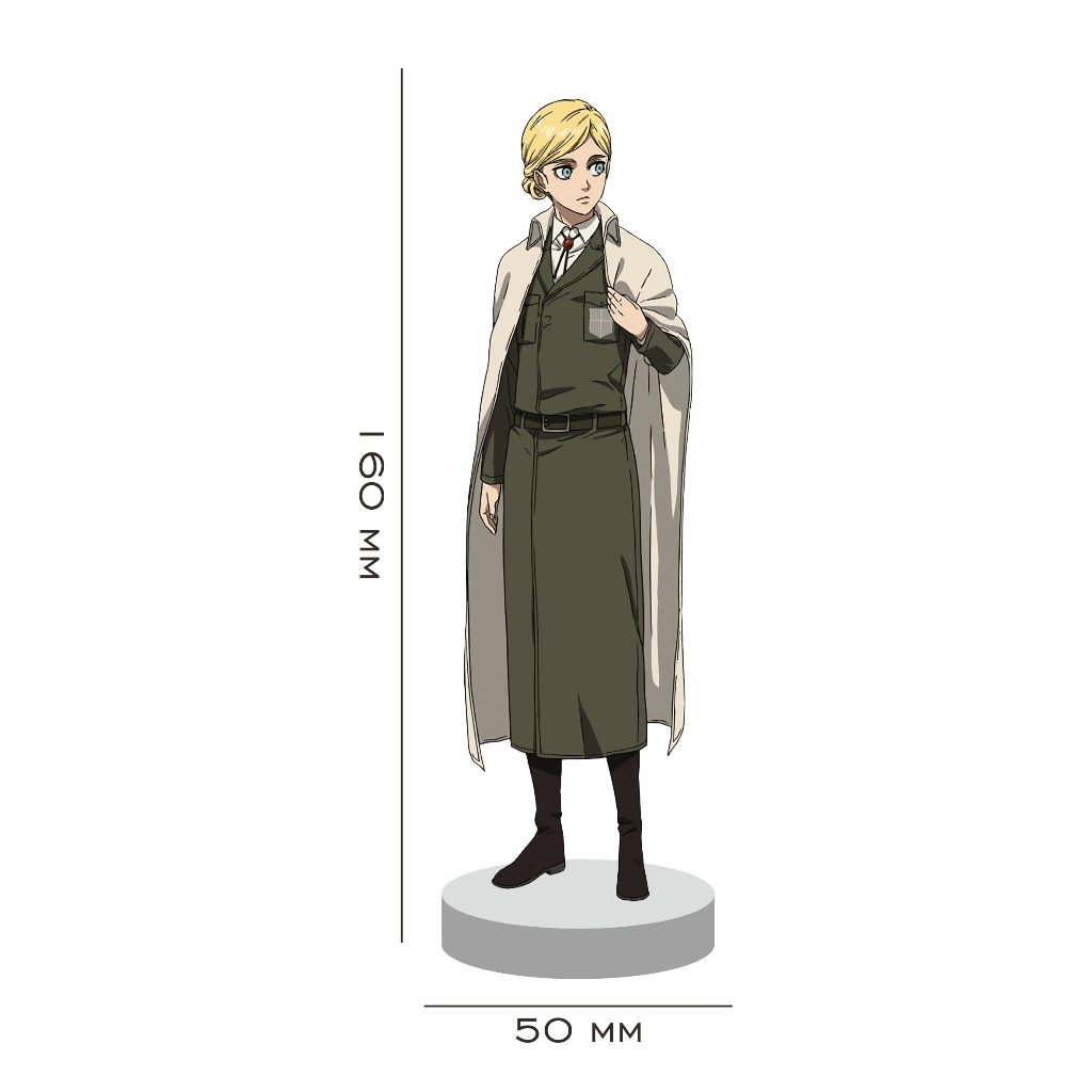 Jual Mini Stand Figure Attack On Titan Final Standee Acrylic AOT Final ...