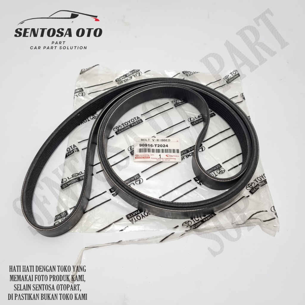 Jual Fan Belt Van belt V-Belt Tali Kipas Innova Hilux Fortuner Bensin Original 7PK 2300 | Shopee ...