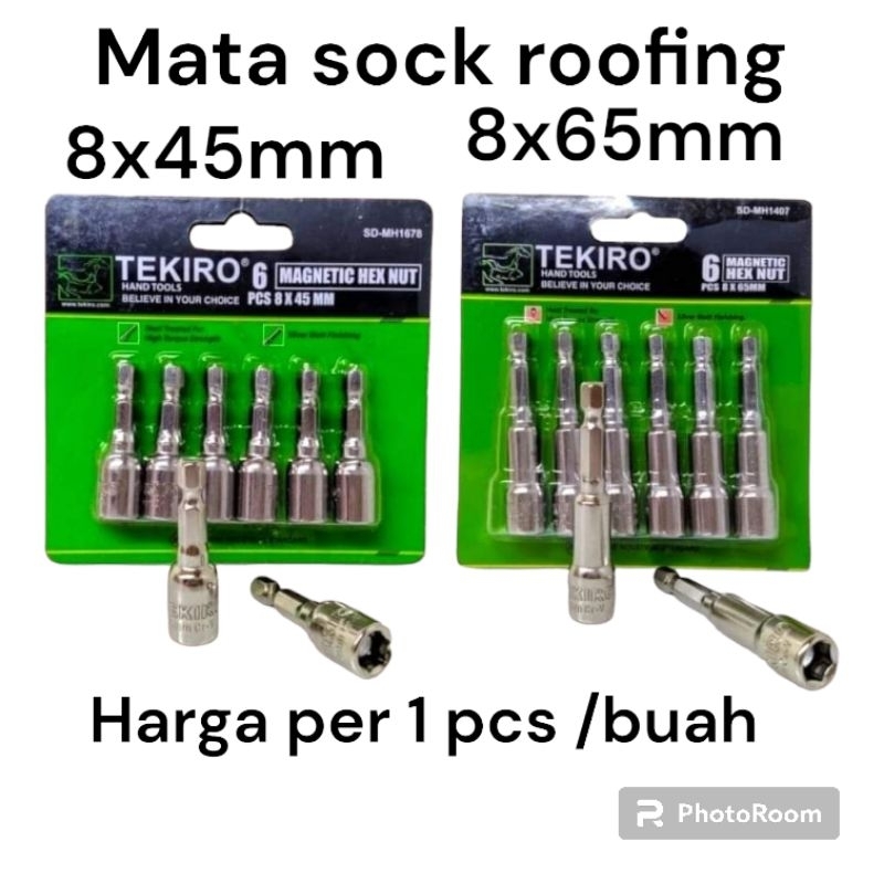Jual TEKIRO Magnetic Hex Nut / Mata Roofing / Mata Sock Roofing ( HARGA ...