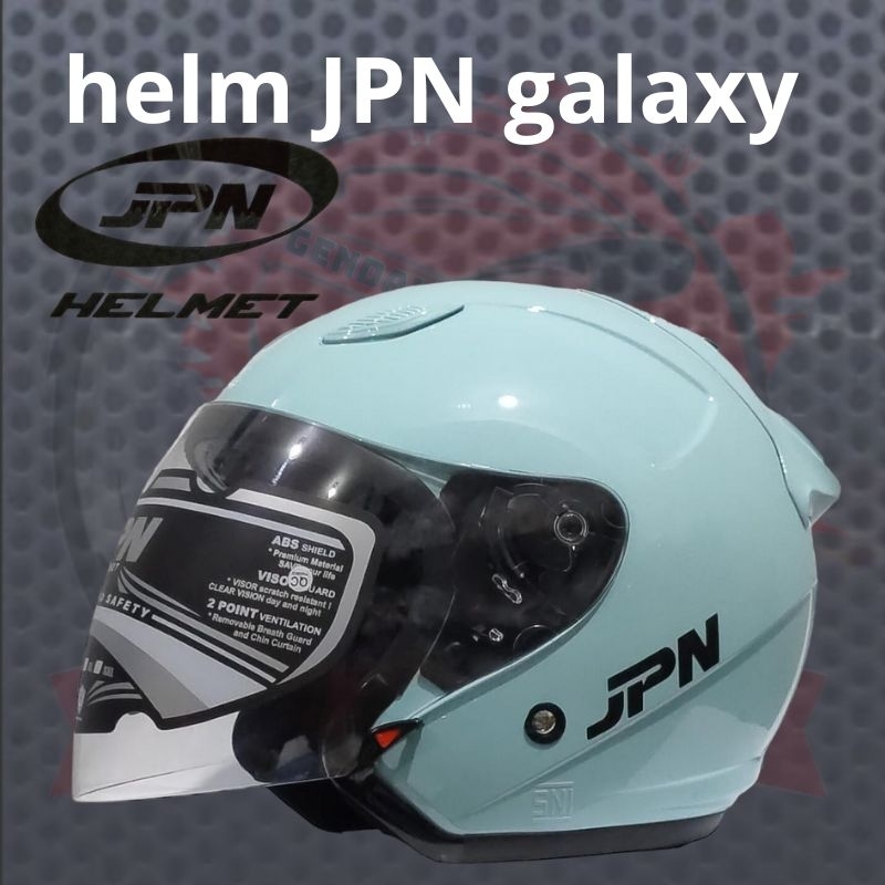 Jual helm JPN GALAXy Centro new original hitam putih dan banyak varian ...