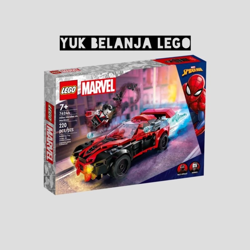 Jual LEGO Marvel 76244 Miles Morales vs. Morbius (220 pieces) | Shopee ...