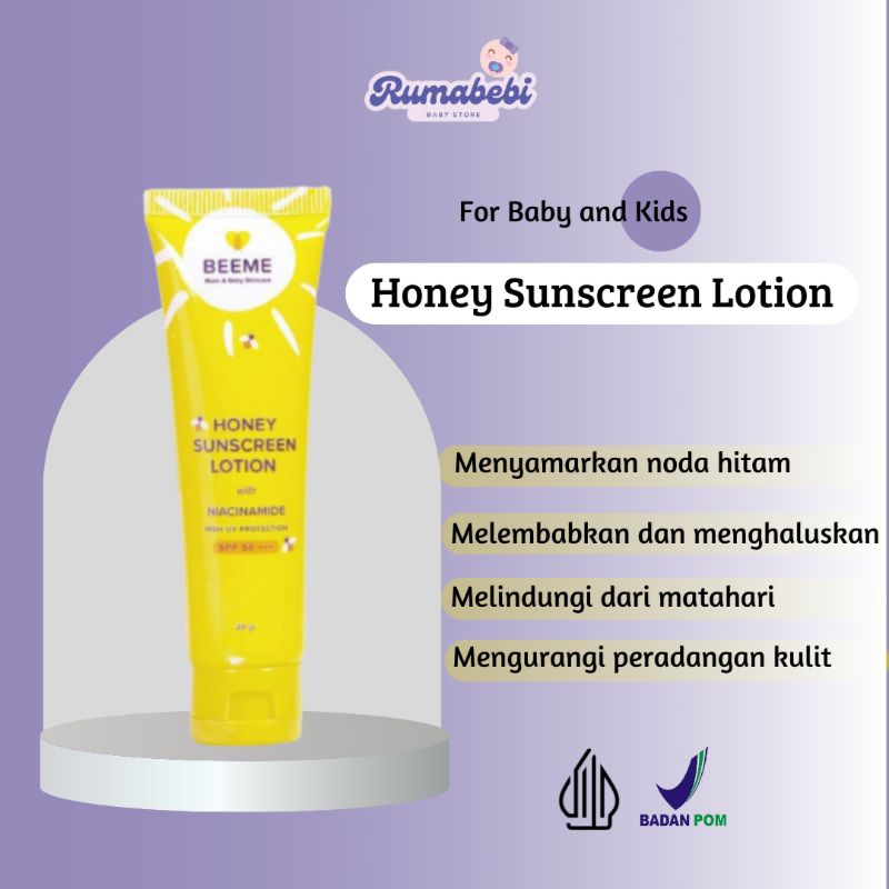 Jual Beeme Sunscreen Lotion Spf 50 With Niacinamide | Shopee Indonesia