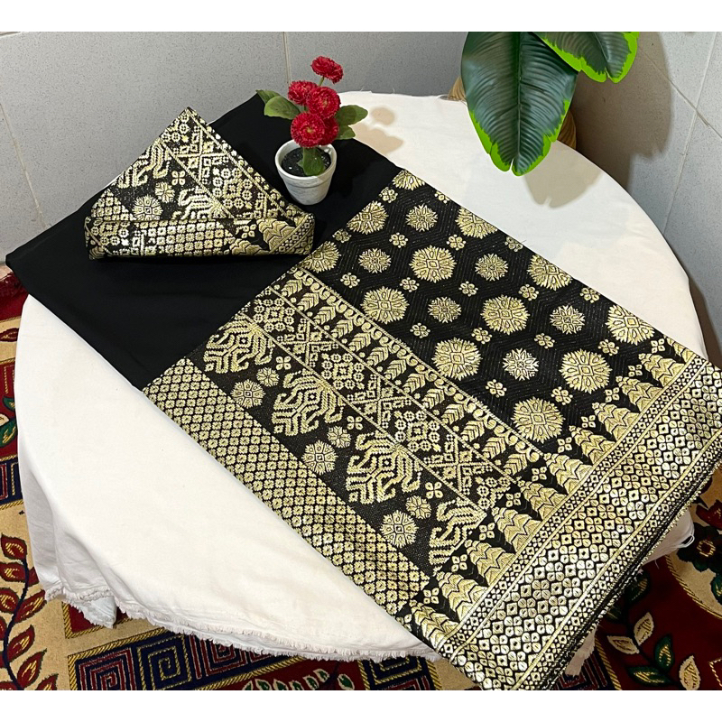 Jual Full Set Songket Palembang Tenun Mesin / Songket ATBM / Songket ...