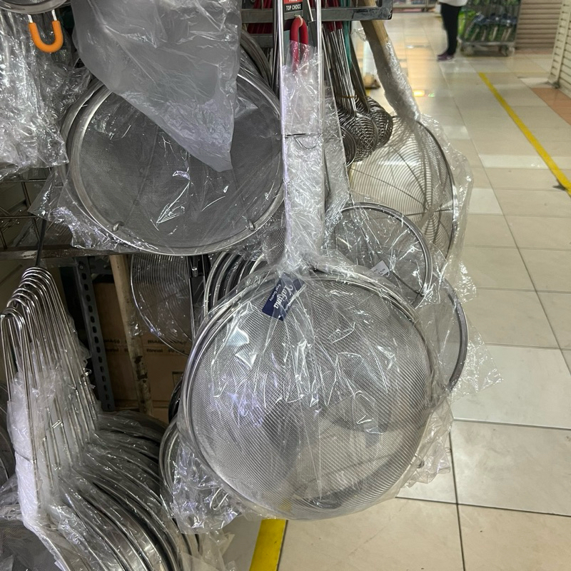 Jual saringan stainless serok goreng besar jumbo 28cm | Shopee Indonesia