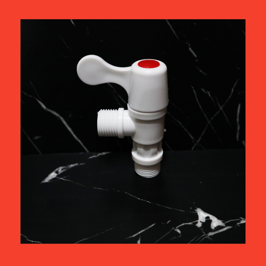 Jual LICHT Stop Kran Plastik PVC 1/2 Kran Shower Bidet Toilet Cebok ...