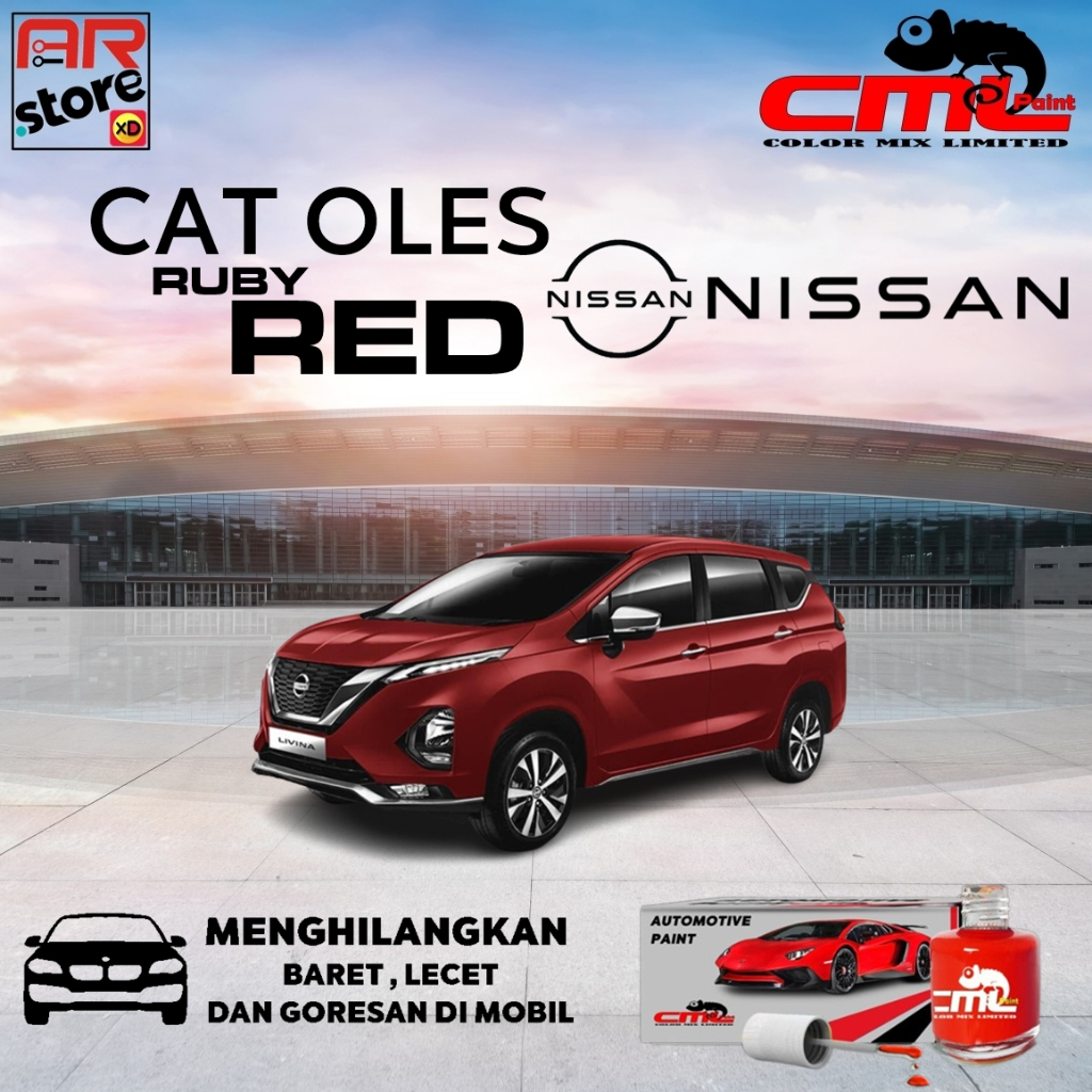 Jual Nissan Ruby Red CML Cat Oles Mobil | Shopee Indonesia