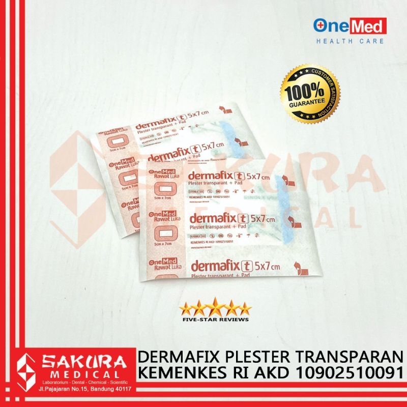 Jual One med dermafix plester transparan 5x7 cm | Shopee Indonesia