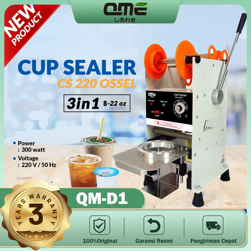 Jual QME-sealing machine gelas jumbo cup sealer mesin penyegel gelas ...