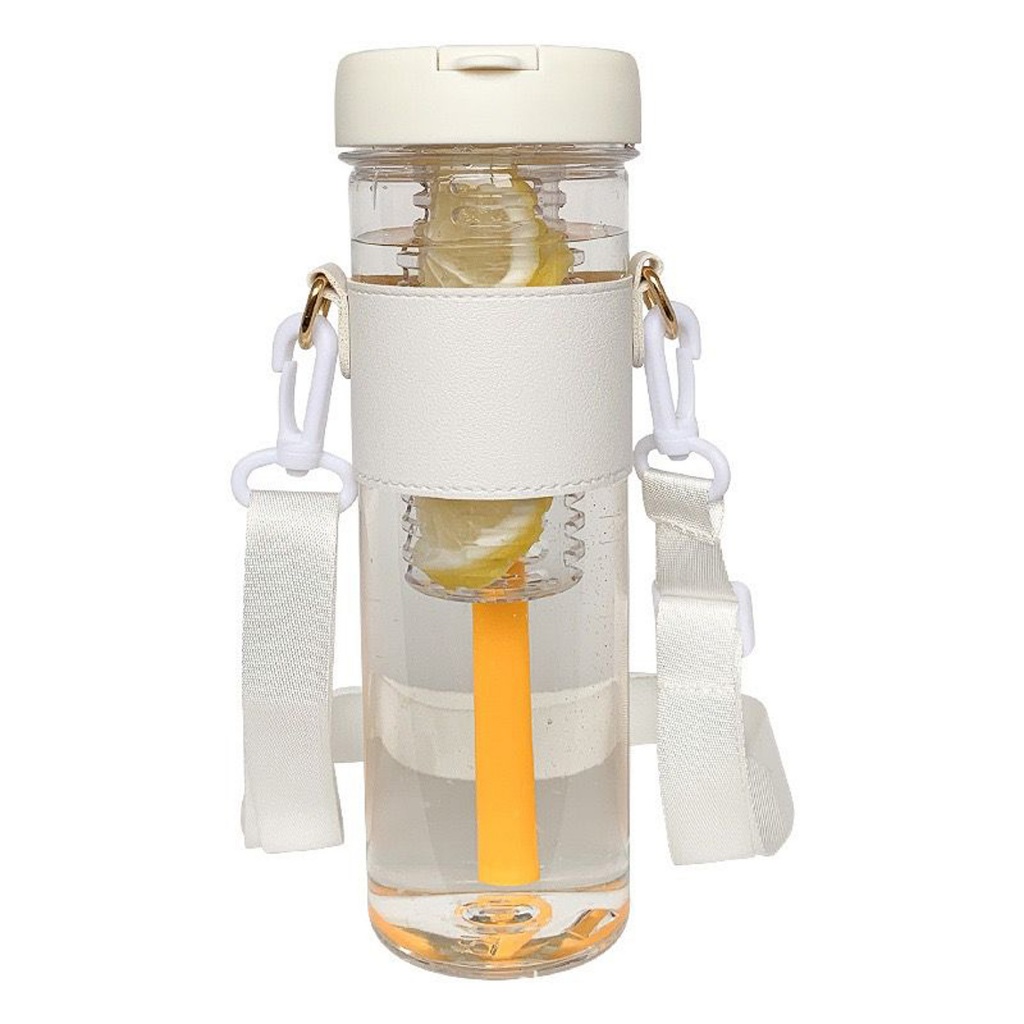 Jual Botol Minum Lucu Filter Portable Sedotan Model Transparant 850ml ...