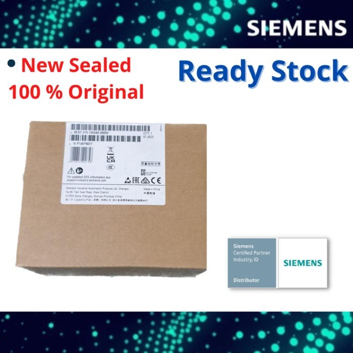 Jual Siemens 6ES7215-1AG40-0XB0 SIMATIC S7-1200, CPU 1215C, compact CPU ...