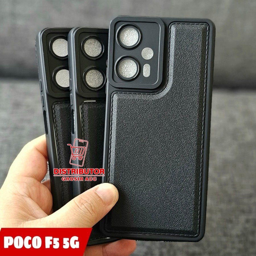 Jual POCO F5 5G CASE LEATHER PRO CASE BLACK POCO F5 5G | Shopee Indonesia
