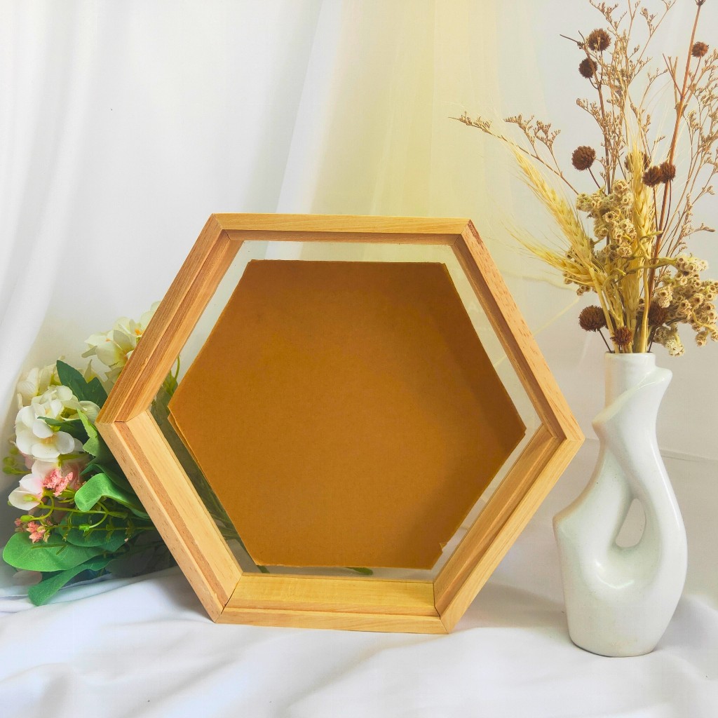 Jual Bingkai Mahar 3D pop up Khusus custom UNTUK JAM HEXAGONAL Diameter ...