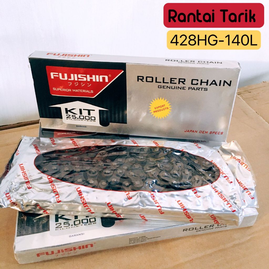 Jual FUJISHIN RANTAI TARIK ROLLER CHAIN SILVER | Shopee Indonesia