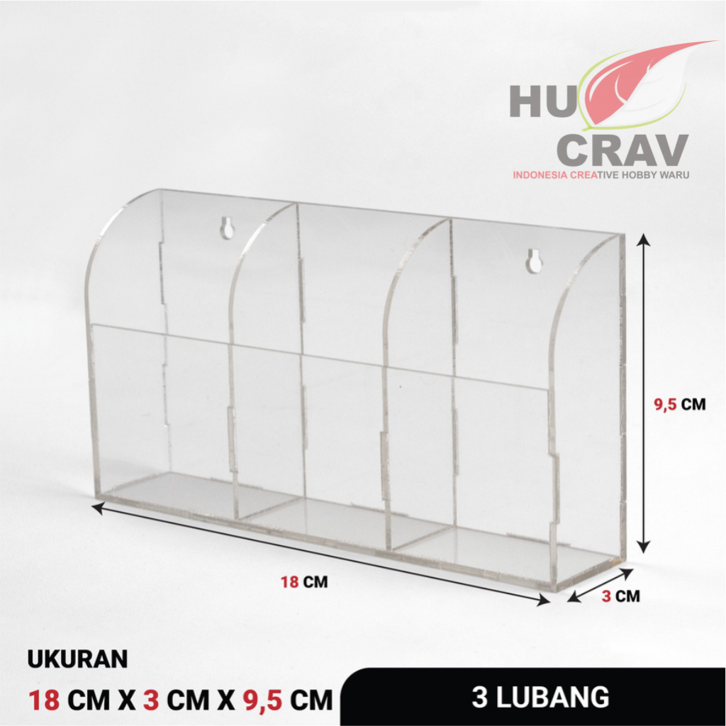 Jual Tempat Remot Acrylic Tempat Remote AC TV Akrilik Box Acrylic ...