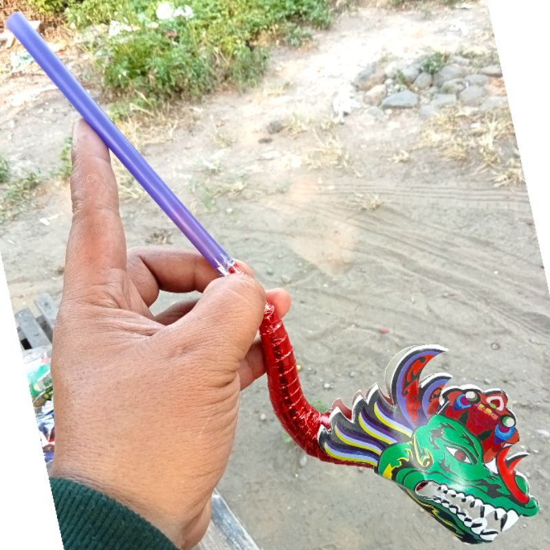 Jual 1 pcs 25cm TEROMPET TAHUN BARU/TEROMPET NAGA KECIL | Shopee Indonesia