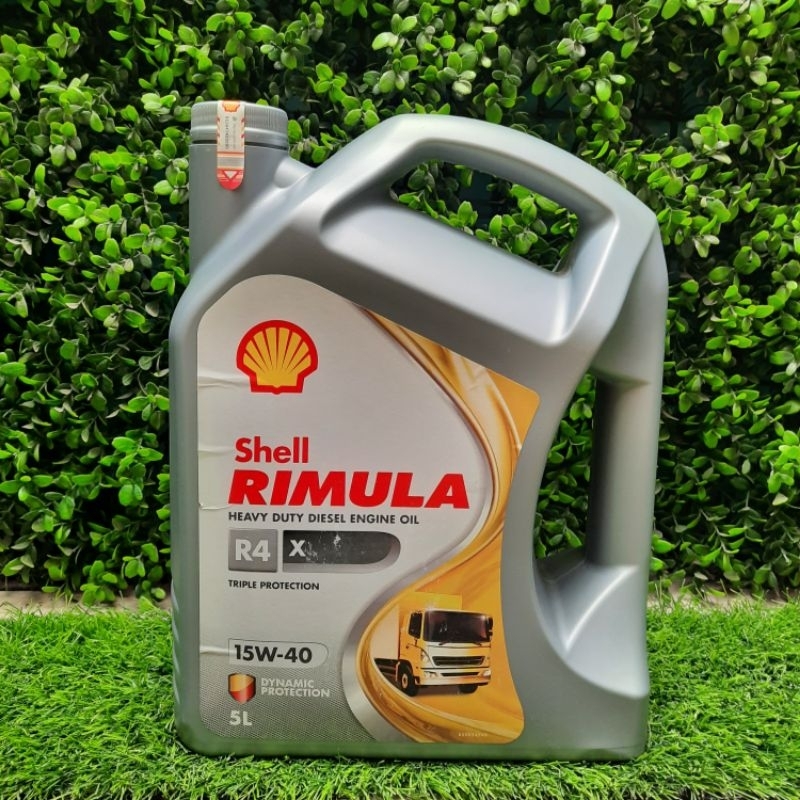 Jual Oli Mesin Shell Rimula R4X sae 15w-40 - 5liter | Shopee Indonesia