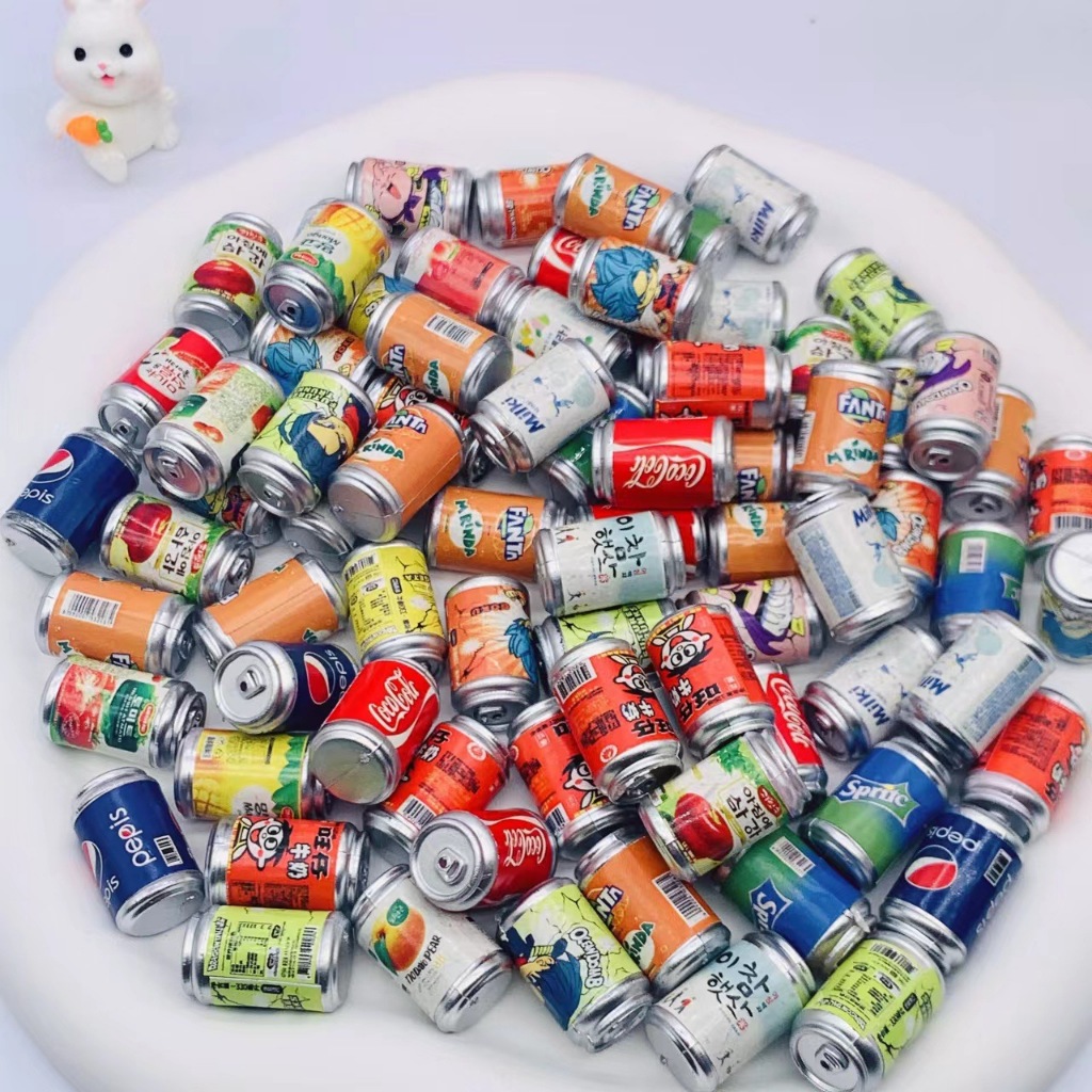 Jual 10Pcs Miniatur minuman botol / kaleng / pajangan | Shopee Indonesia