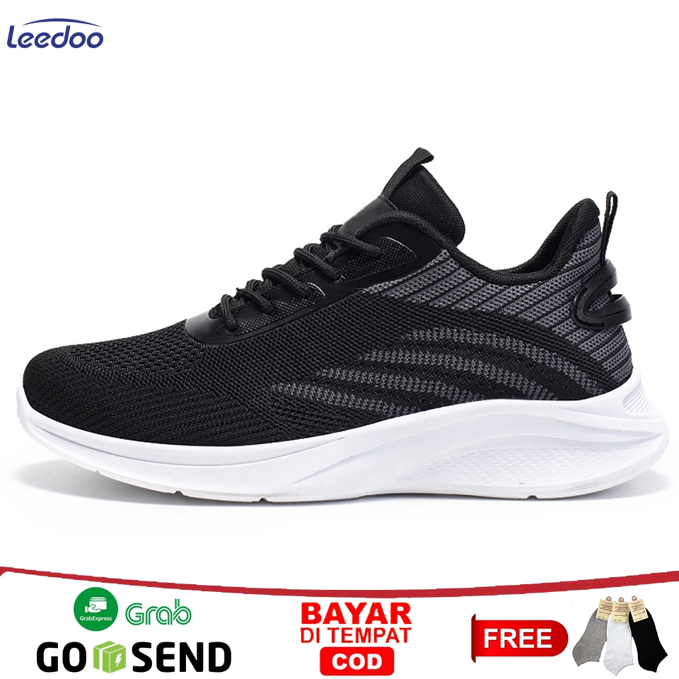 Jual Leedoo Sepatu Running Pria Kerja Cowok Casual Sepatu Sneakers Pria ...
