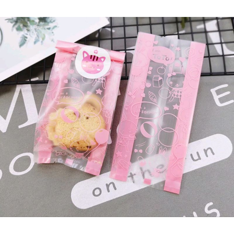 Jual 50Pcs Plastik Seal Muffin Cookies Nastar motif lucu/ Plastik ...