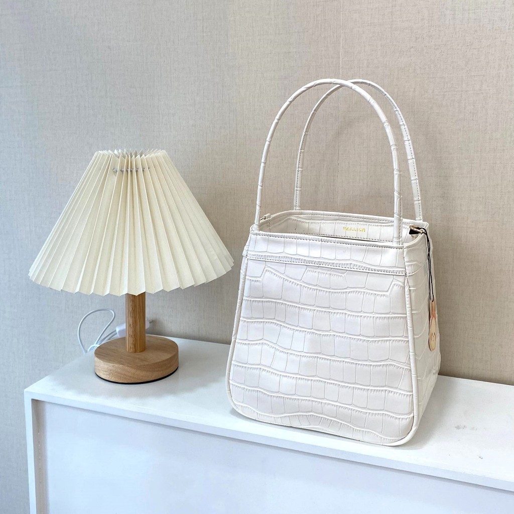 Jual Vallice - Valencia Croco White | Shopee Indonesia