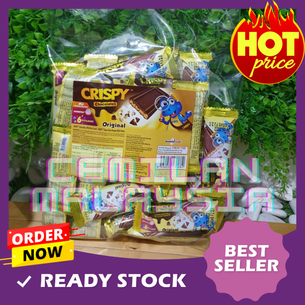 Jual CRISPY CHOCOLATE ORIGINAL REFIL CEMILAN COKELAT ENAK MALAYSIA ...