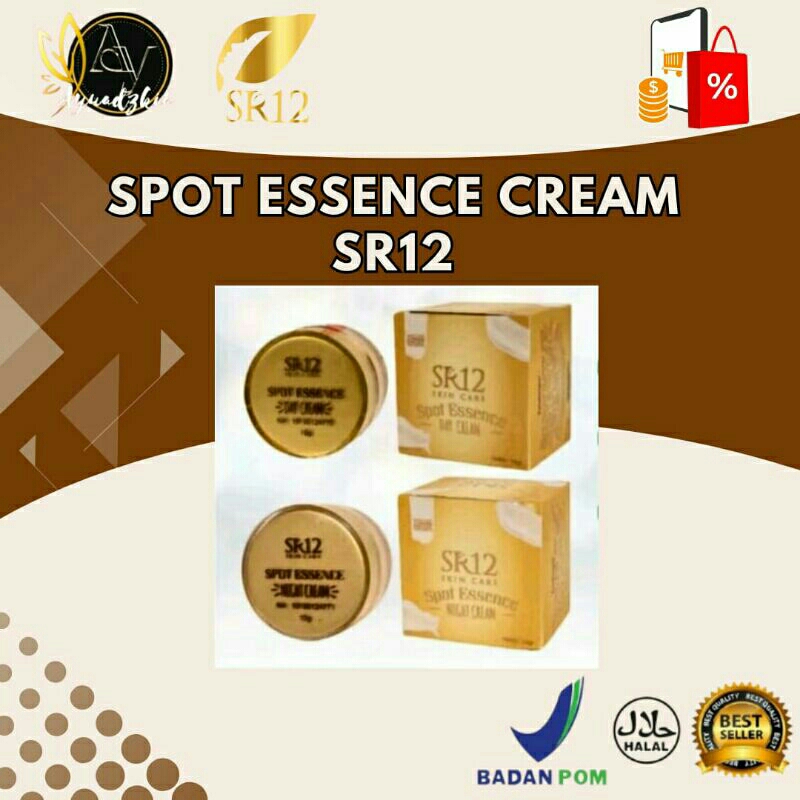 Jual Krim Pencerah Wajah Atasi Bekas Jerawat & Flek Hitam Cream Spot Essence SR12 | Shopee Indonesia