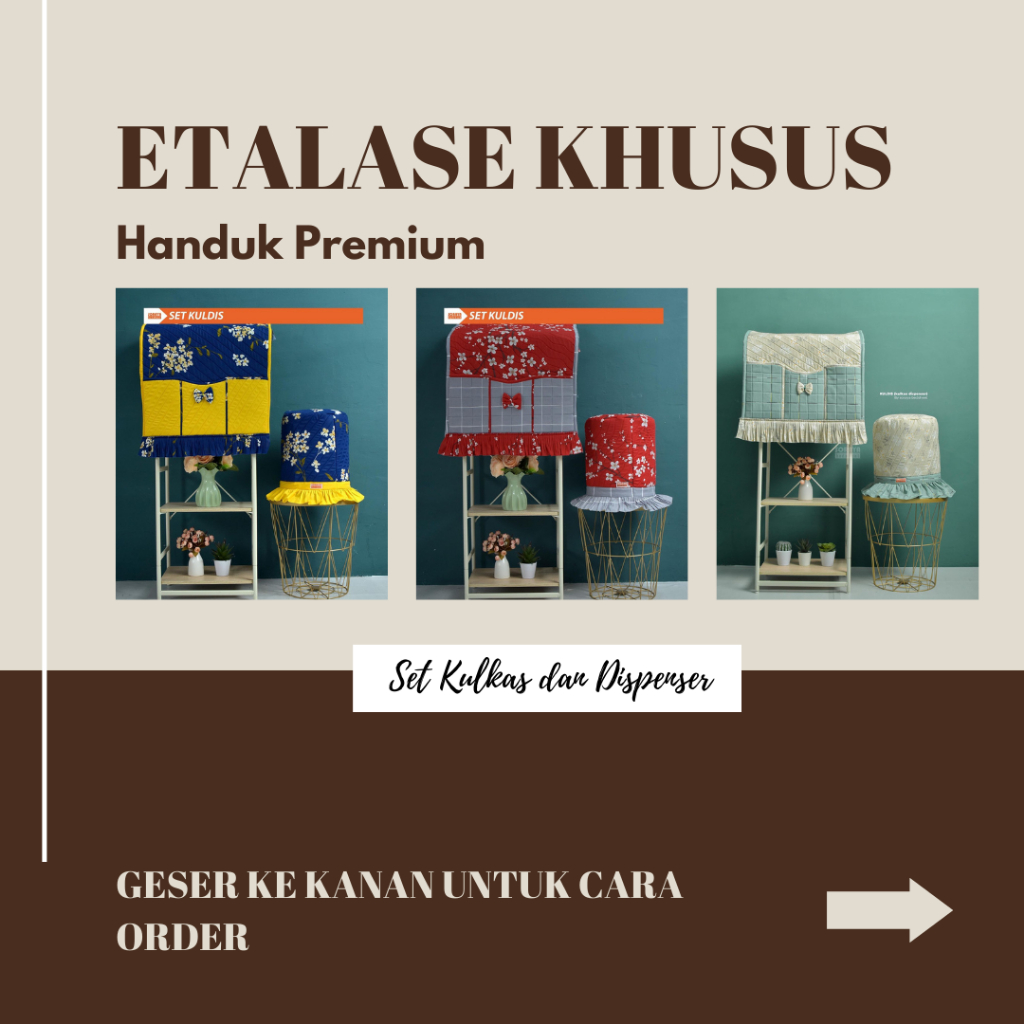 Jual Soraya Bedsheet Set Sarung Kulkas dan Sarung Dispenser | Shopee ...