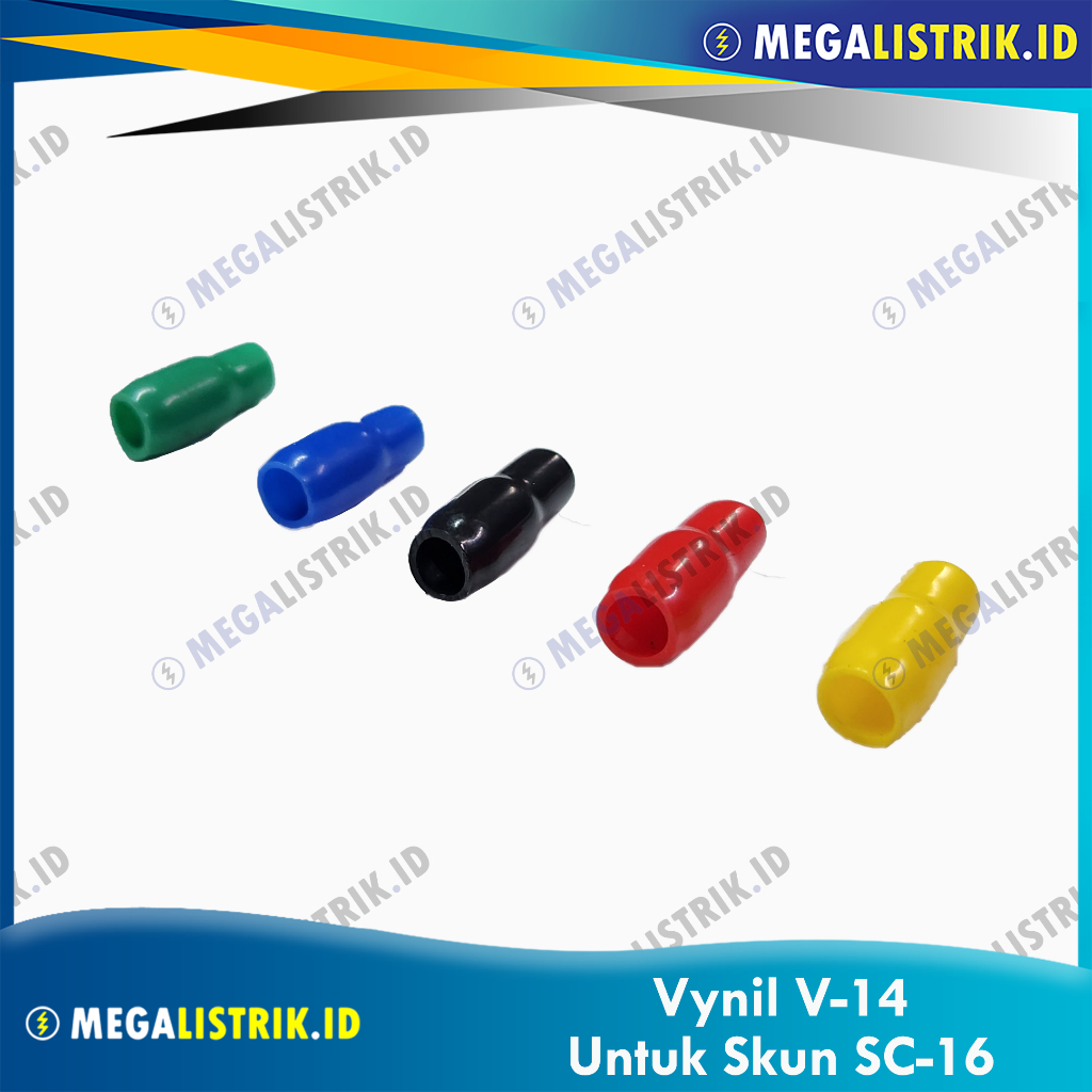 Jual VINYL SKUN 16MM / VINIL SKUN SC 16 MM V14 / END CAP V-14 KONDOM ...