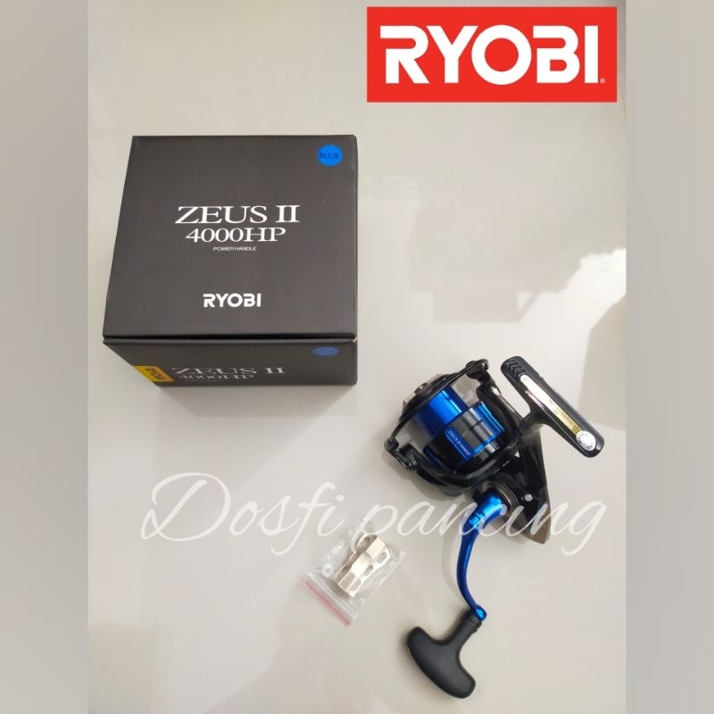 Jual REEL PANCING RYOBI ZEUS II 4000 HP BLUE | Shopee Indonesia