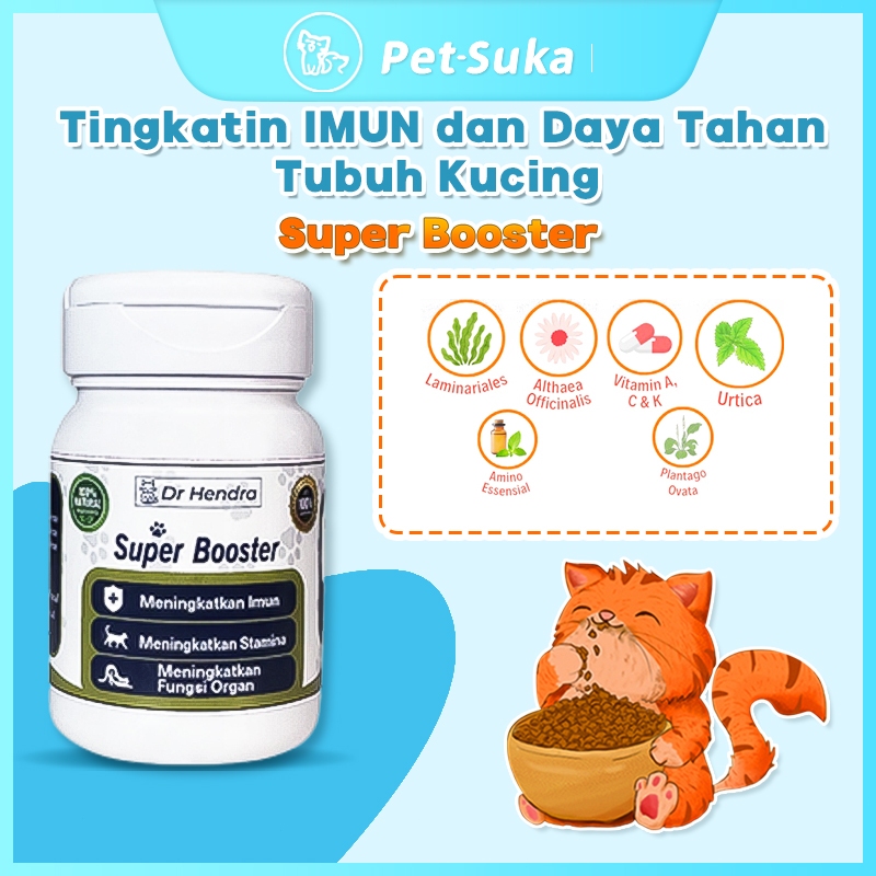 Jual 1kapsul Vitamin Daya Tahan Tubuh Kucing Vitamin Kucing Super ...
