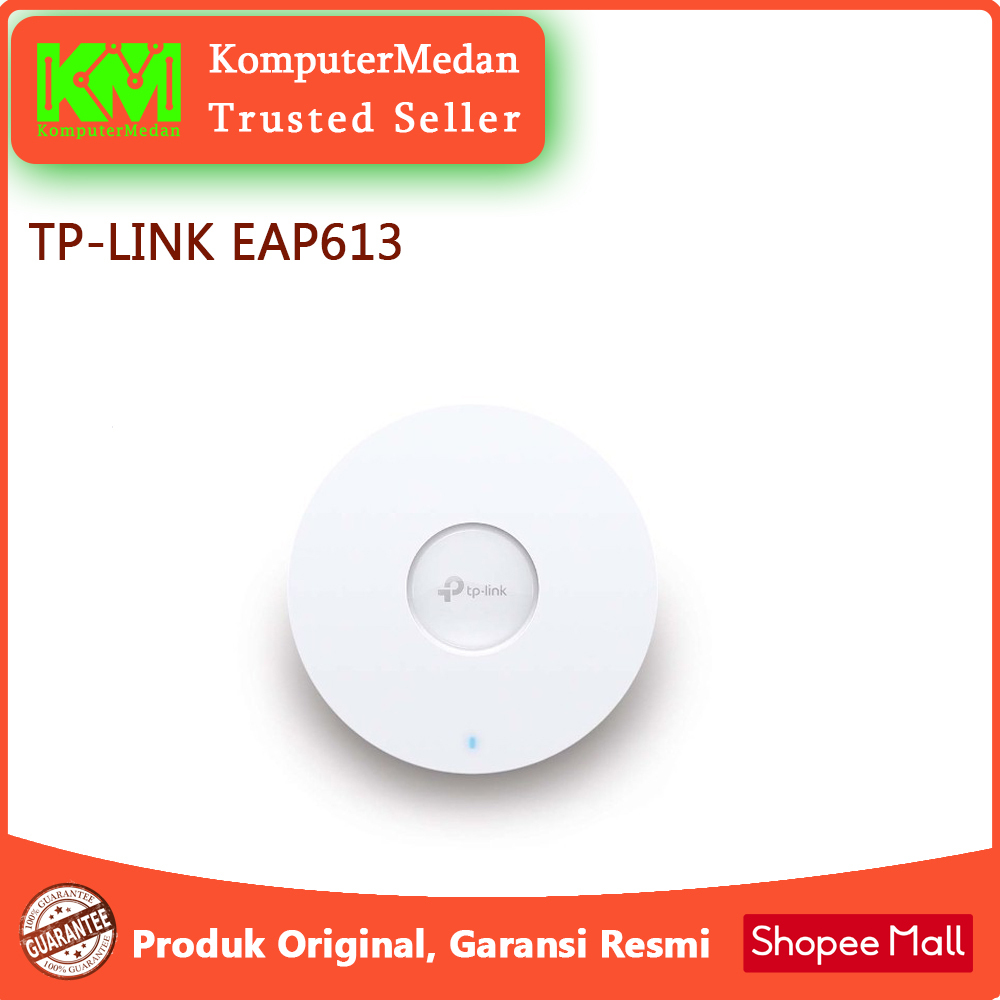 Jual TP-LINK EAP613 AX1800 OMADA Ceiling Access Point WiFi 6 TPLink | Shopee Indonesia