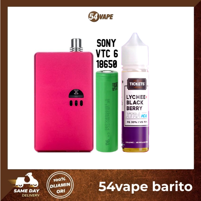 Jual Cthulhu AIO Mod + Battery Sony VTC 6 18650 + Liquid Ticket 60ml ...