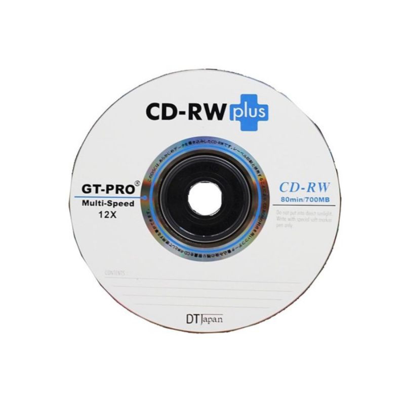 Jual (2 KG) CD Kosong Rewritable (CD-RW) GT-Pro 700MB RANDOM WARNA ...