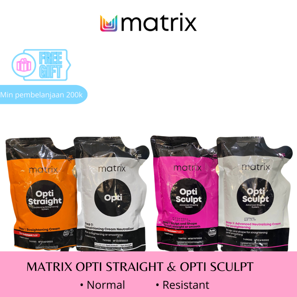 Jual Matrix Mini Opti Straight 125ml x 2 Matrix Smoothing Matrix Obat ...