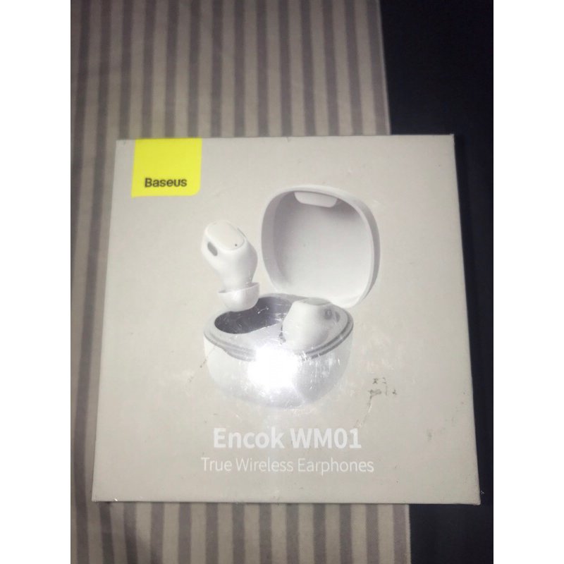Jual Baseus Encok WM01 Baru - White | Shopee Indonesia
