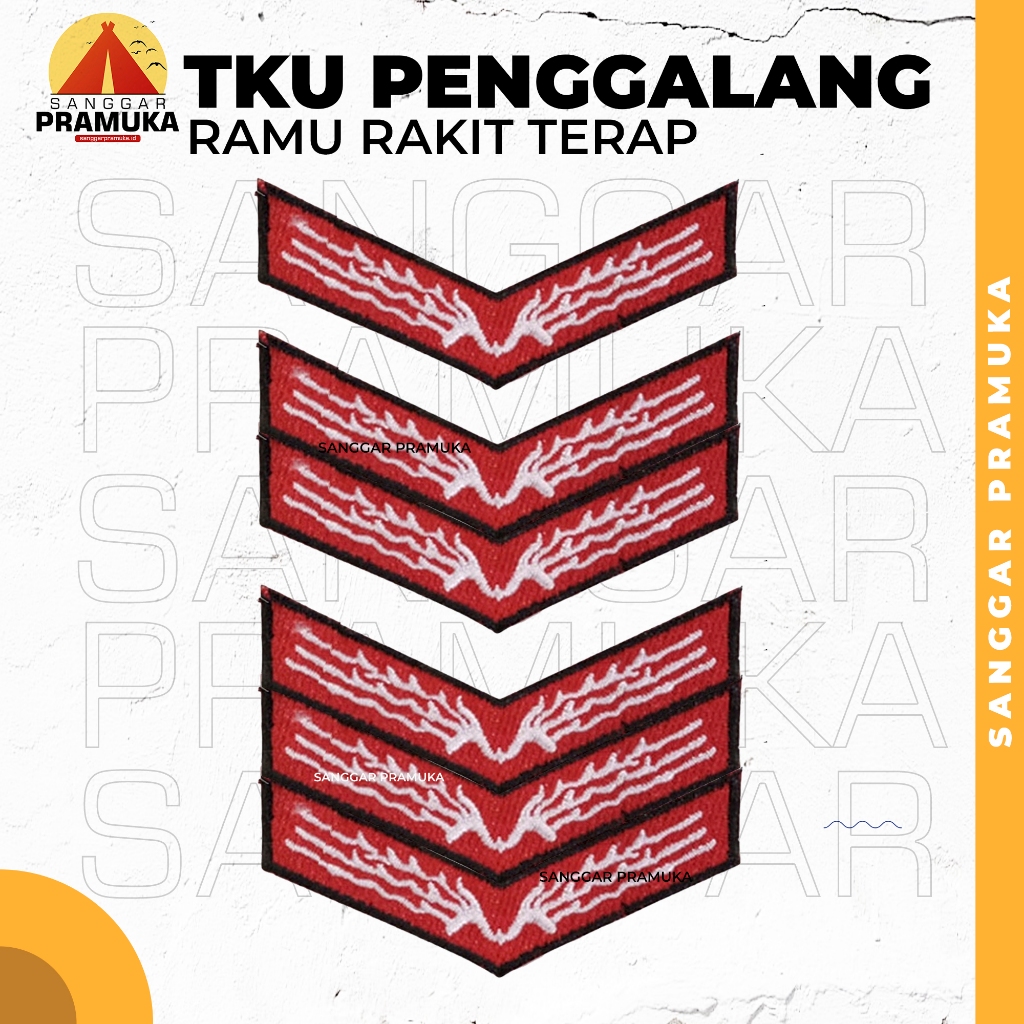 Jual Tanda Kecakapan Umum Pramuka Penggalang /TKU Penggalang / TKU ...