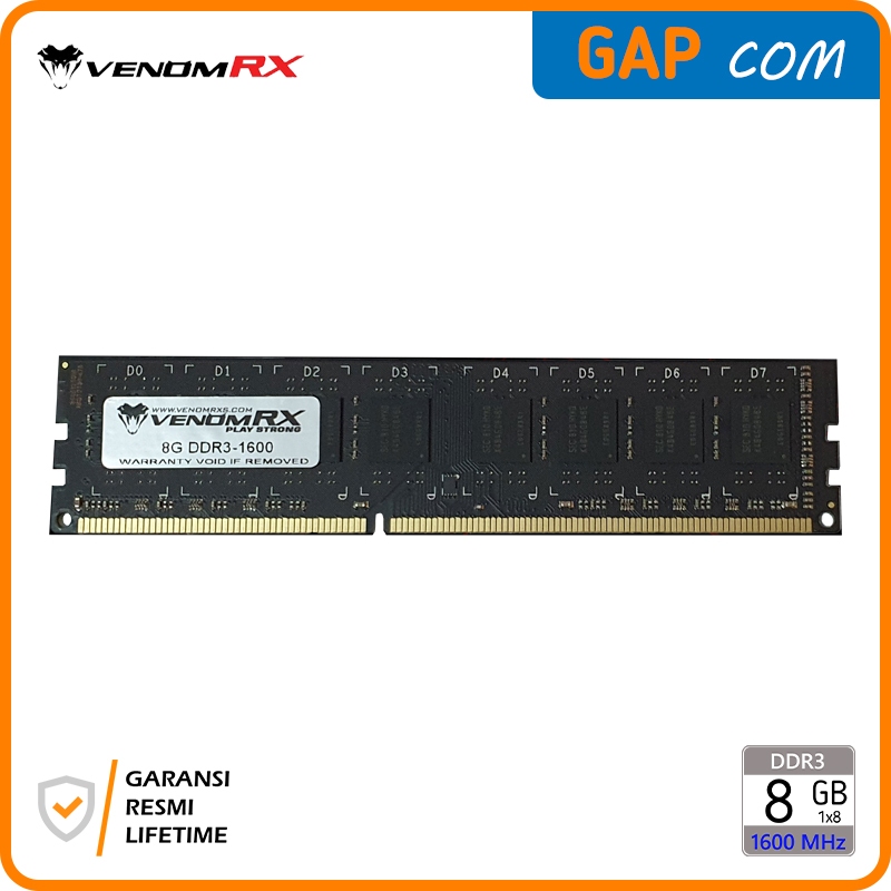Jual Ram Venomrx Ddr3 4gb8gb 1600mhz Pc3 12800 Desktop Lodimm Memory Shopee Indonesia 