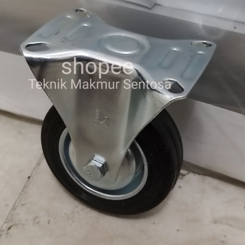 Jual Roda Karet Mati 4" Roda Trolley Troly Troli 4 Inch | Shopee Indonesia