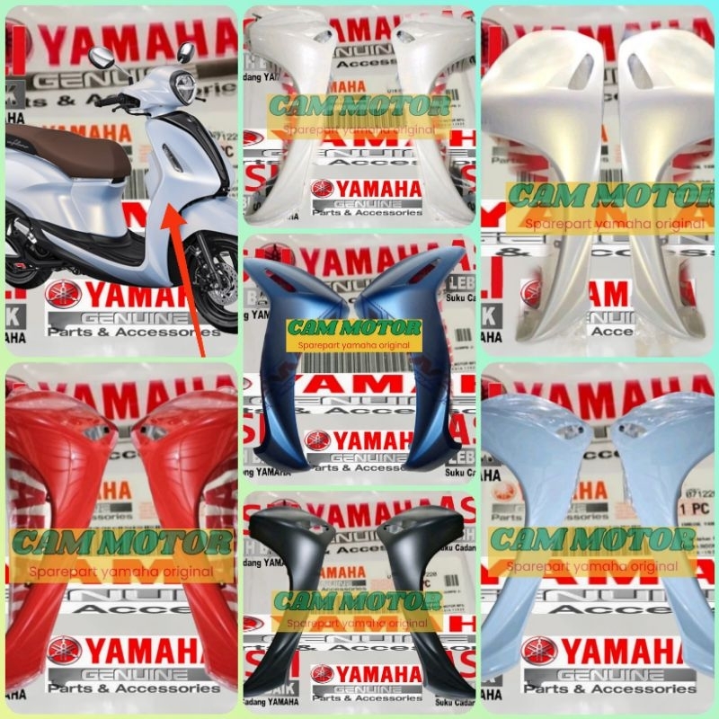 Jual LEG SHIELD 1 dan 2,SAYAP DEPAN BODY DEPAN GRAND FILANO ORIGINAL ...