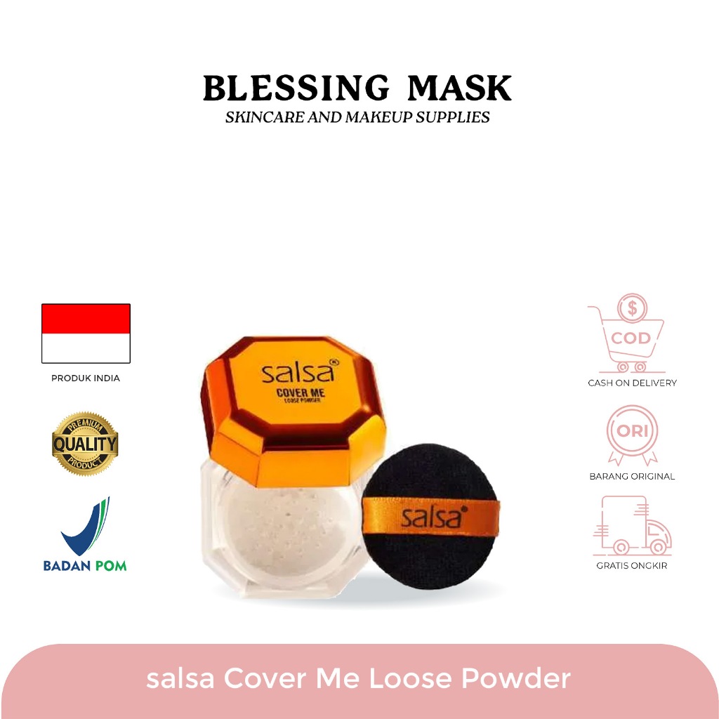 Jual SALSA Cover Me Loose Powder - Bedak Tabur Oil Sebum Control Tahan ...