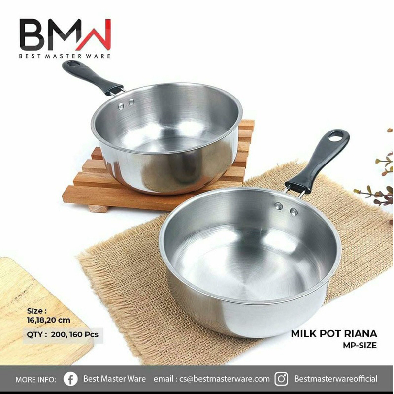 Jual PANCI SUSU STAINLESS STEEL / Panci Mie Panci Masak Air Multifungsi ...