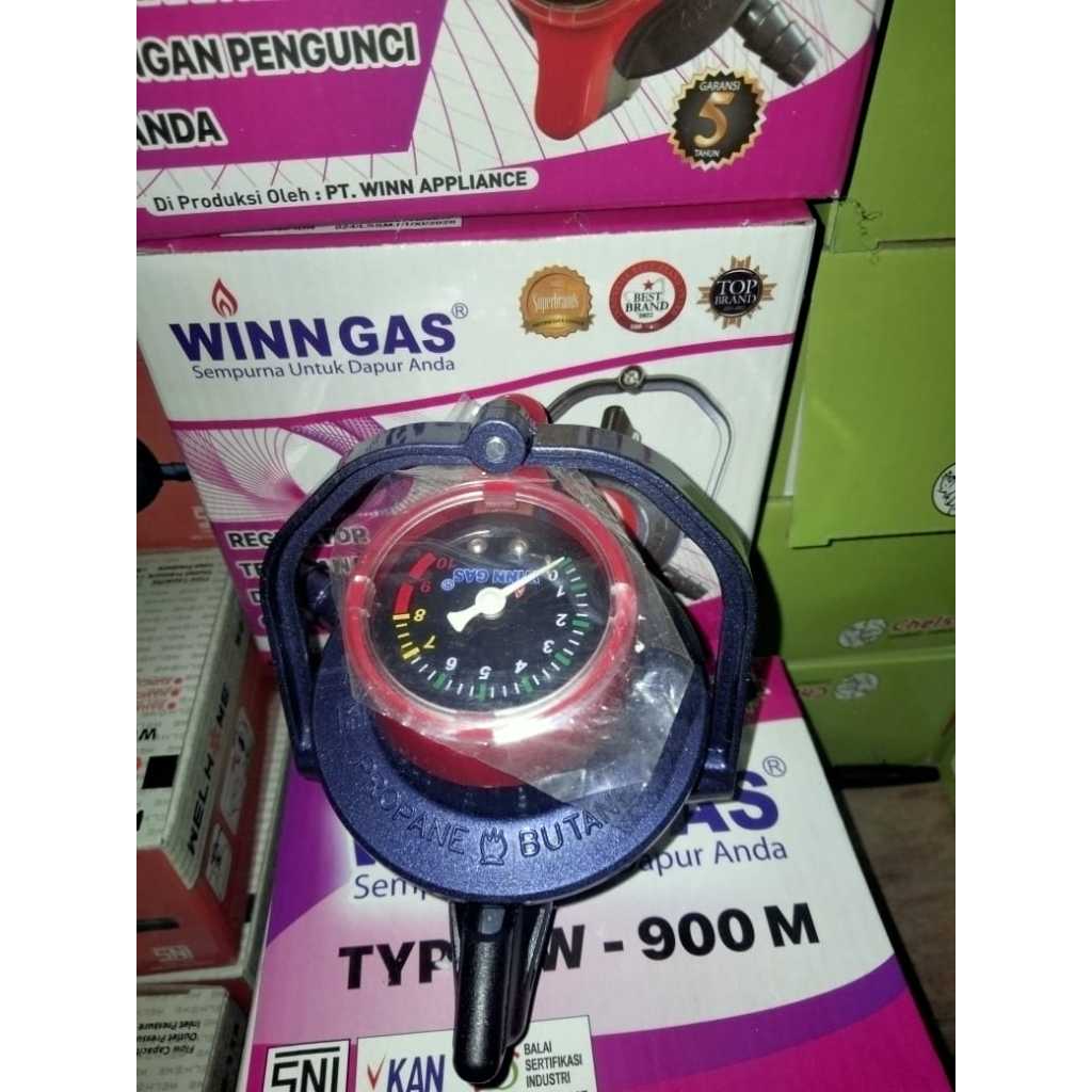 Jual Winn Gas Regulator Gas [W 900 M/ DOUBLE LOCK] | Shopee Indonesia
