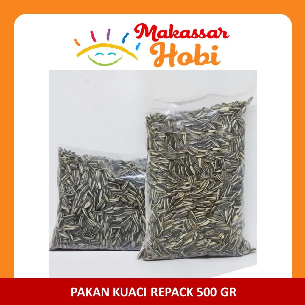 Jual Kuaci Kwaci Hitam 500g Pakan Makanan Burung Love Bird Lovebird ...