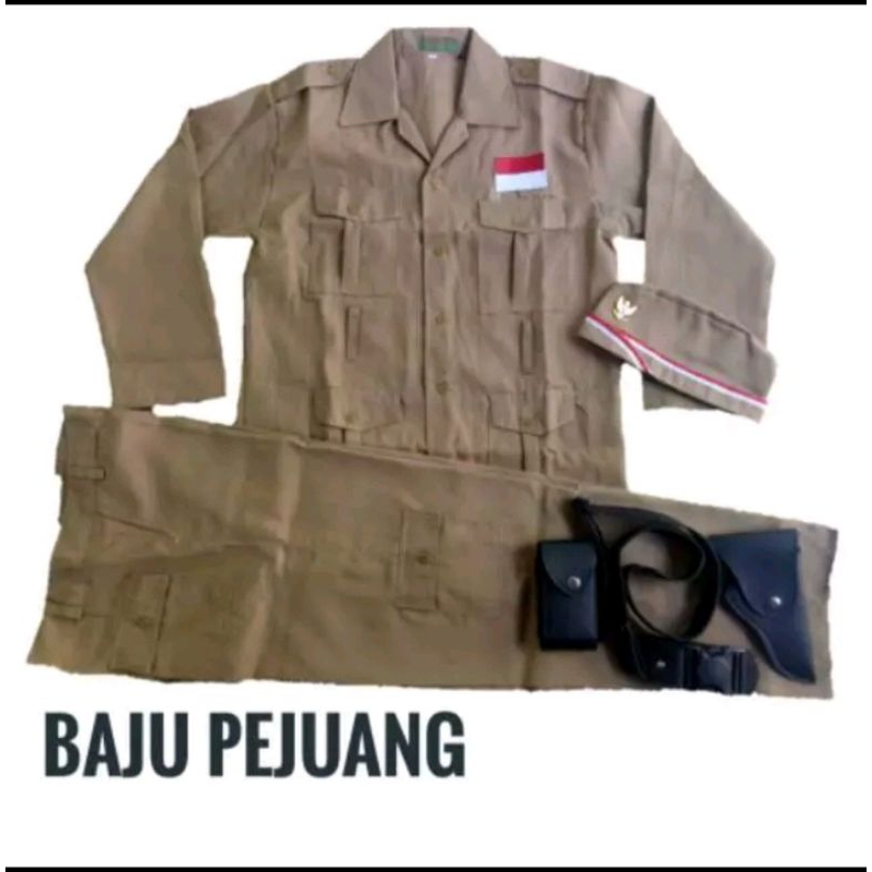 Jual baju veteran/ baju pejuang dewasa/baju bung Tomo dewasa | Shopee ... Jual baju veteran/ baju pejuang dewasa/baju bung Tomo dewasa | Shopee ...
