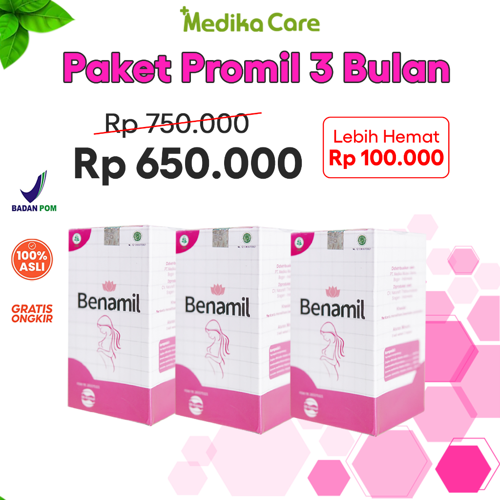 Jual Benamil [Paket Program Hamil 3 Bulan] Benamil Obat Cepat Hamil ...