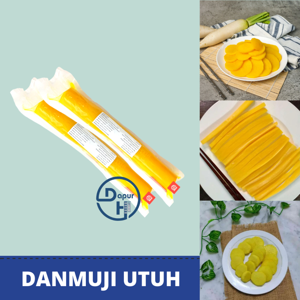 Jual DANMUJI Acar Lobak Korea 500 g │ Gimbab Dan Muji Pickled Daikon ...
